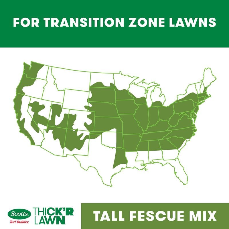 Scotts Turf Builder Thick'R Lawn Tall Fescue Mix, 40 lbs. and Scotts EZ ... Scotts Turf Builder Thick'R Lawn Tall Fescue Mix, 40 lbs. and Scotts EZ ...