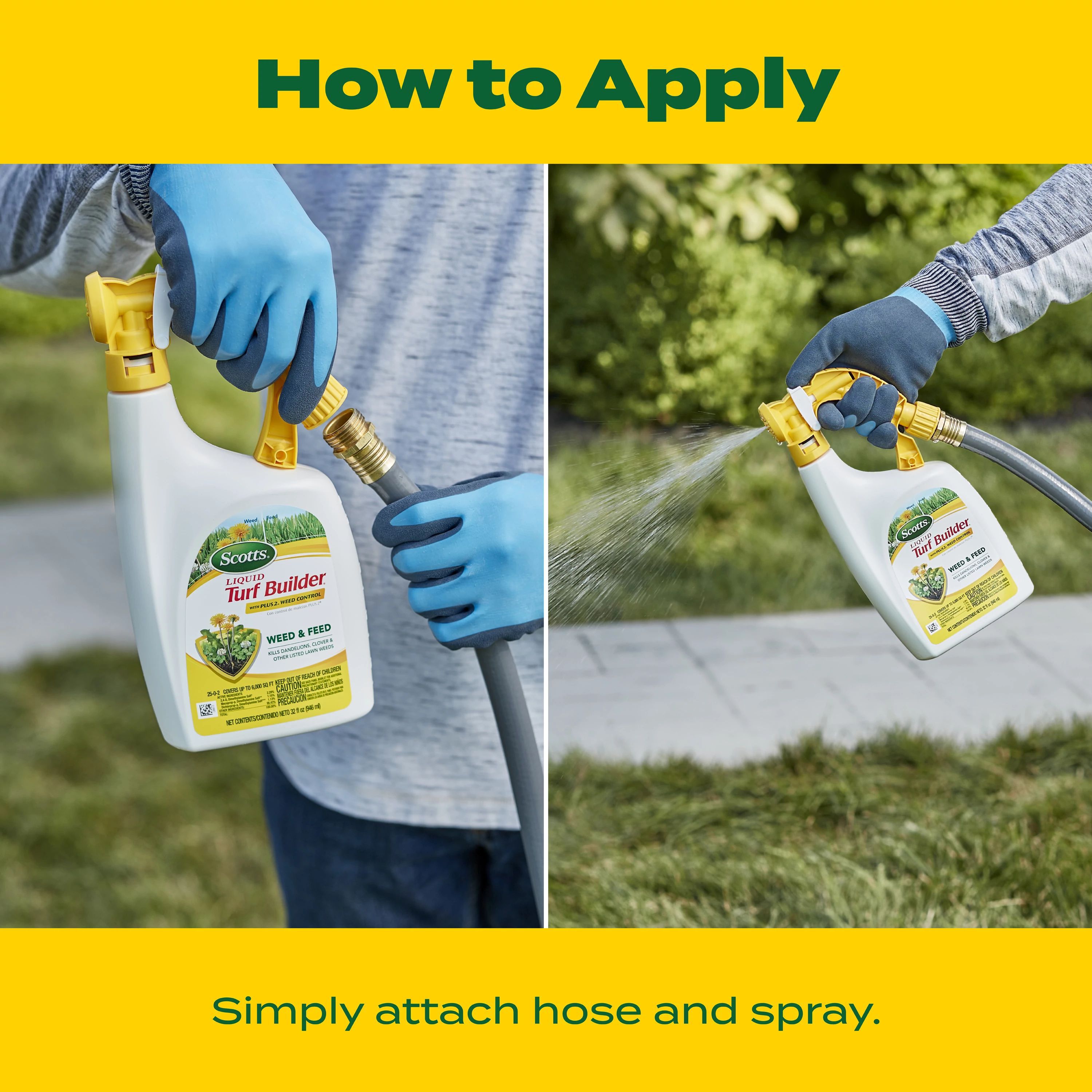 Scotts Liquid Turf Builder with Plus 2 Weed Control Scotts